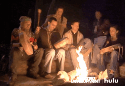 Funny Campfire Gif