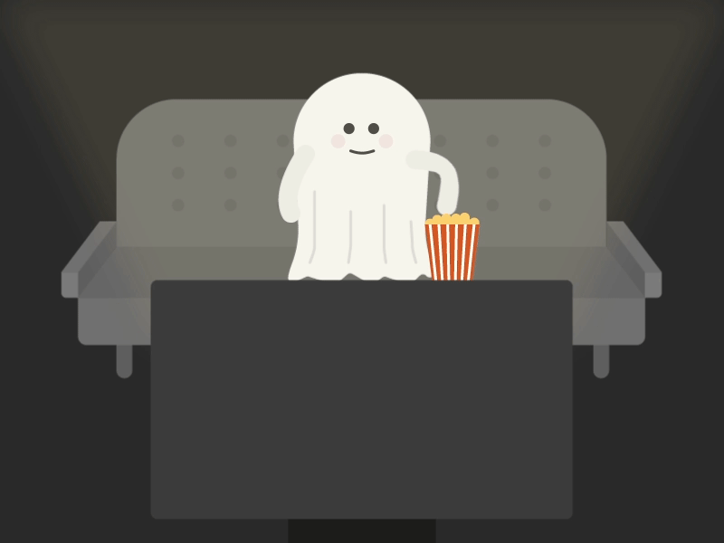 Halloween Popcorn GIF by alexa kerr - Find & Share on GIPHY