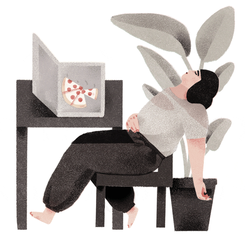 Food Baby Eating GIF by Jeannie Phan - Find & Share on GIPHY