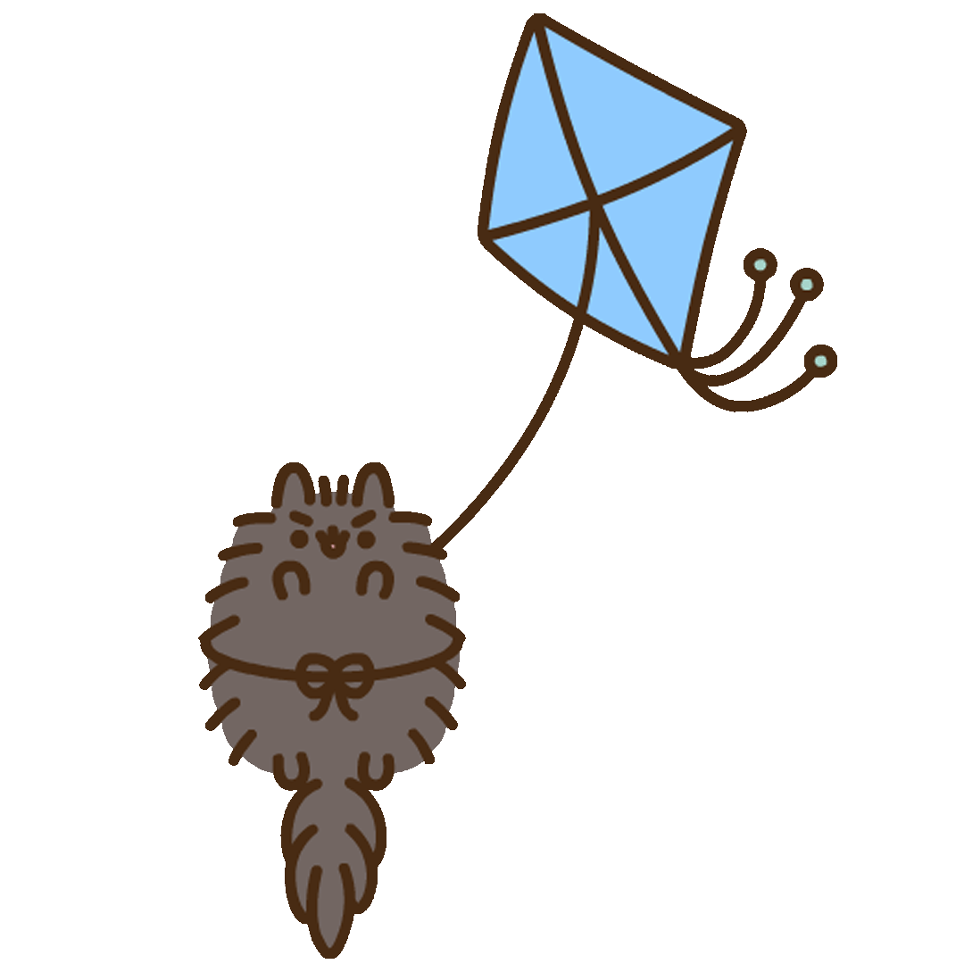 Cat Flying Sticker by Pusheen for iOS & Android | GIPHY