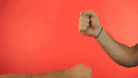 Fist Bump Explosion Animated Gif