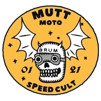 Mutt Motorcycles Sticker for iOS & Android | GIPHY