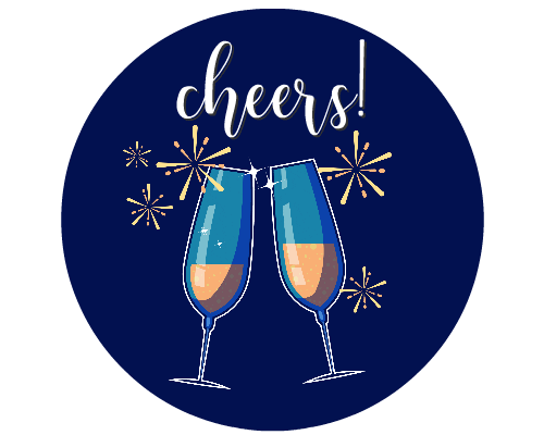 Cheers Celebrate Sticker by Miami International University of Art ...