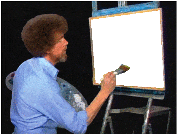 Bob Ross Love Sticker by Pablo Rochat for iOS & Android | GIPHY