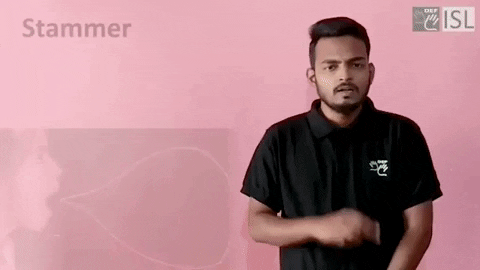 Sign Language Stammer GIF by ISL Connect - Find & Share on GIPHY