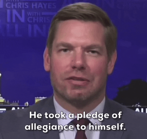 He Took A Pledge Of Allegiance To Himself GIFs - Get the best GIF on GIPHY