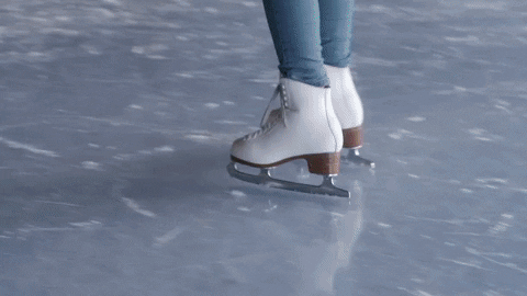 Ice Skating Christmas GIF by Hallmark Channel - Find & Share on GIPHY