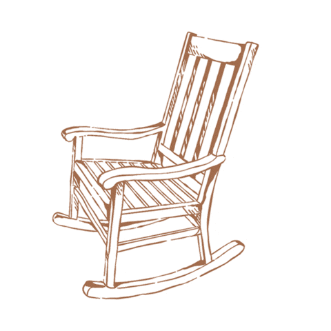 Rocking Chair Sticker by Kyo-ya Hotels & Resorts for iOS & Android | GIPHY