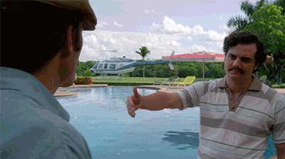 Narcos Hug GIF by NETFLIX - Find & Share on GIPHY