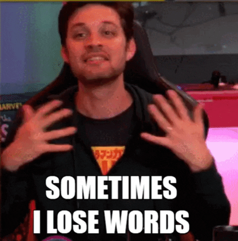 Lose Words GIFs - Get the best GIF on GIPHY