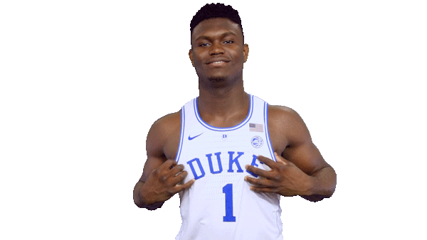 Zion Williamson Sport Sticker by Duke Men's Basketball for iOS ...