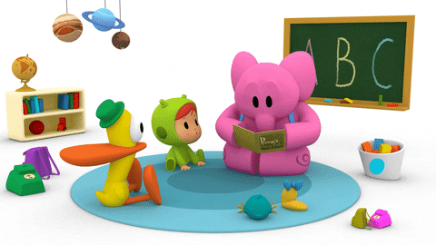 School Kids GIF by Pocoyo - Find & Share on GIPHY