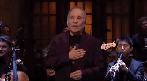 Paul Simon Thank You GIF by Saturday Night Live - Find & Share on GIPHY