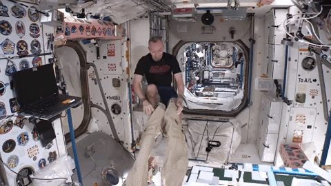 Astronaut Floating In Space Gif