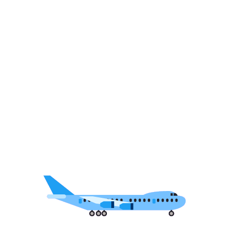 Plane Airplane Sticker by aeroTELEGRAPH for iOS & Android | GIPHY