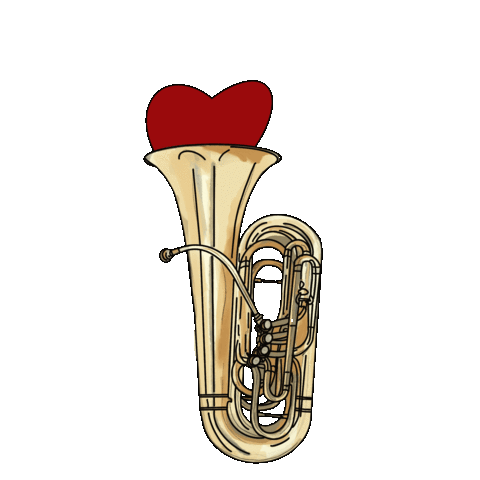 Marching Baritone Cartoon