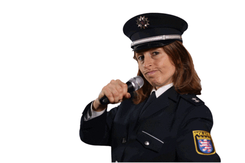 Peace Out Mic Drop Sticker by Polizei_Ffm for iOS & Android | GIPHY