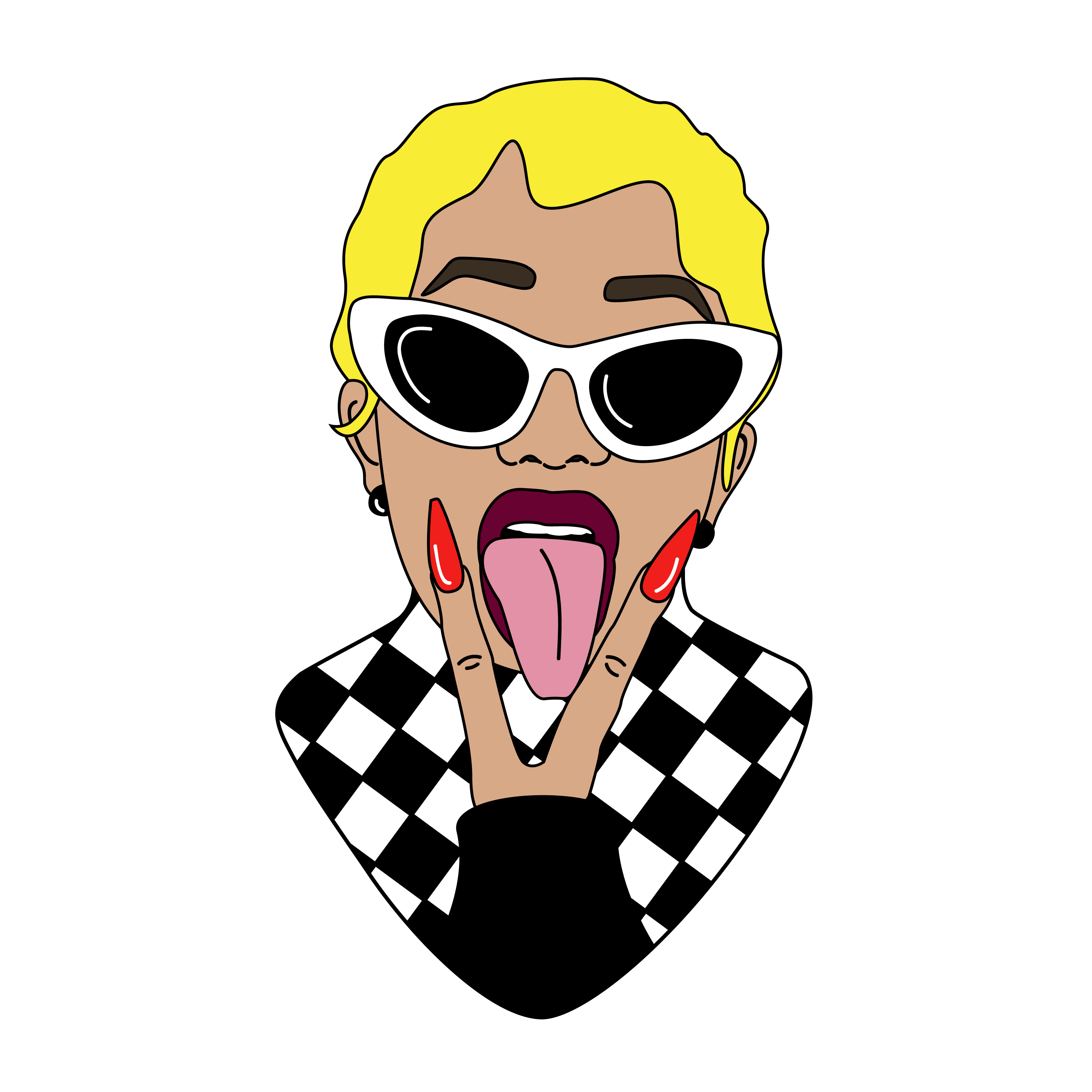 Cardi B Illustration Sticker for iOS & Android | GIPHY