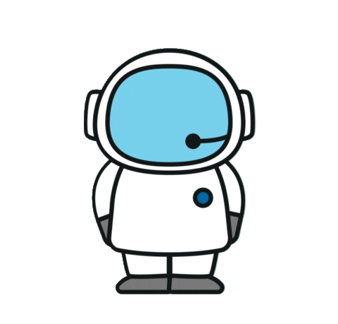 Spaceman Classics1000 Sticker by Lucy for iOS & Android | GIPHY