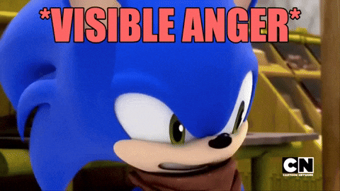 Angry Sonic The Hedgehog GIF by Friendly Neighbor Records - Find ...