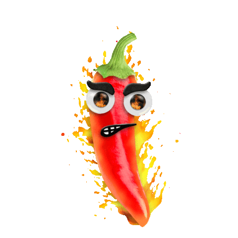 Angry Chili Pepper Sticker by Chris Timmons for iOS & Android | GIPHY