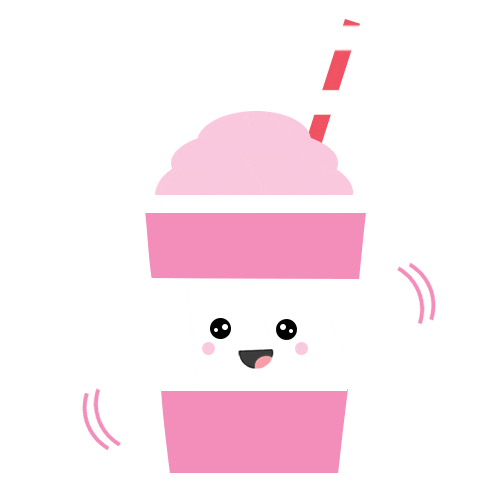 Shake Milkshake Sticker by Live Life Happy for iOS & Android | GIPHY