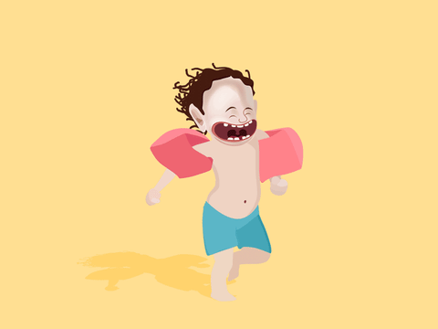 Animation Swimming GIF by Rory - Find & Share on GIPHY