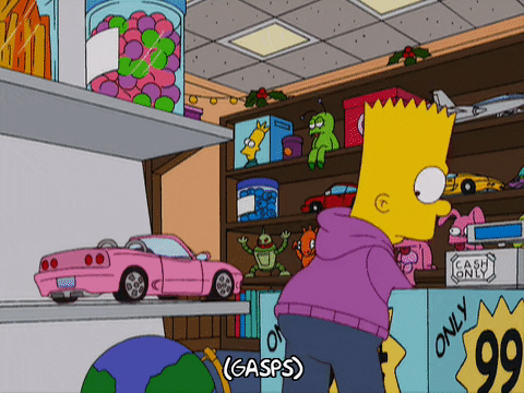 Shocked Bart Simpson GIF - Find & Share on GIPHY