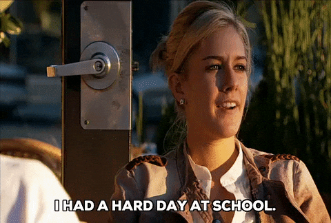 I Had A Hard Day At School GIFs - Get the best GIF on GIPHY