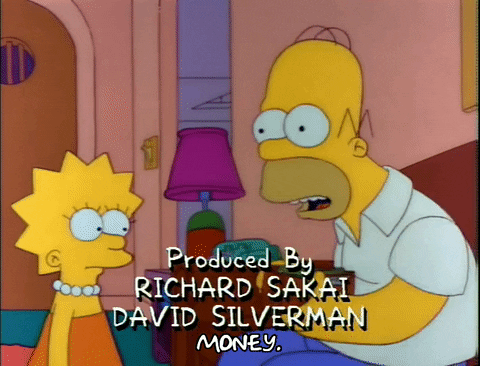Paying Season 3 GIF by The Simpsons - Find & Share on GIPHY