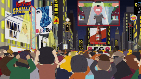 Scared Crowd GIF by South Park - Find & Share on GIPHY