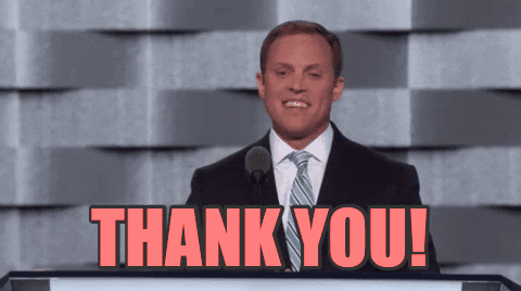 Democratic National Convention Thank You GIF by Election 2016 - Find ...