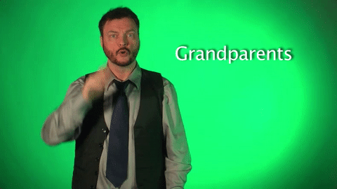 Sign Language Grandparents GIF by Sign with Robert - Find & Share on GIPHY