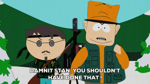 Angry Jimbo Kern GIF by South Park - Find & Share on GIPHY
