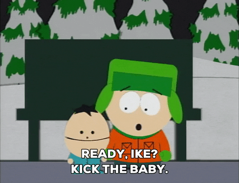 Ready Ike Kick The Baby