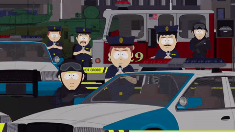 Police Officers Cops GIF by South Park - Find & Share on GIPHY