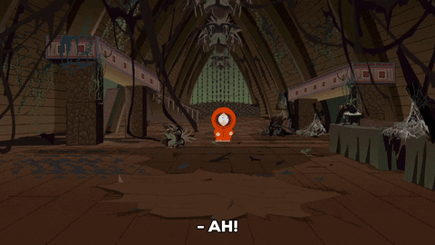 Scared Kenny Mccormick GIF by South Park - Find & Share on GIPHY
