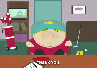 South Park Thanks Gif