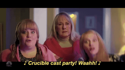 Crucible Cast Party GIFs - Get the best GIF on GIPHY