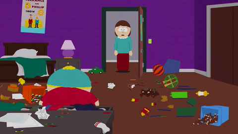 Eric Cartman Cleaning GIF by South Park - Find & Share on GIPHY