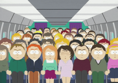 Crowd Plane GIF by South Park - Find & Share on GIPHY