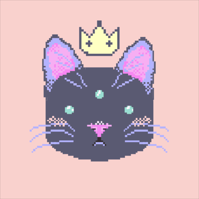 Pixel Dancing Cat Gif