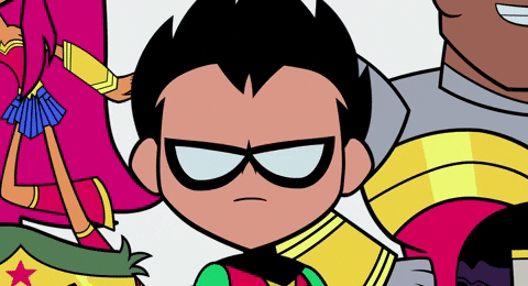 Teen Titans Go Robin Gif