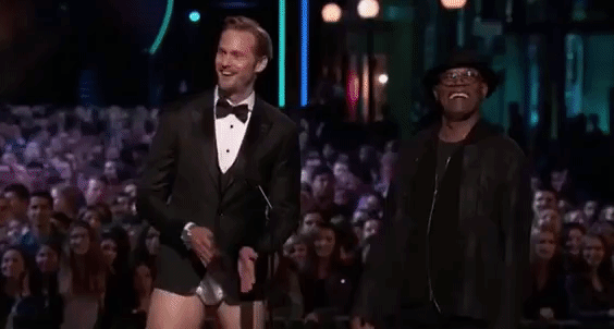 Alexander Skarsgard No Pants GIF by MTV Movie & TV Awards - Find ...