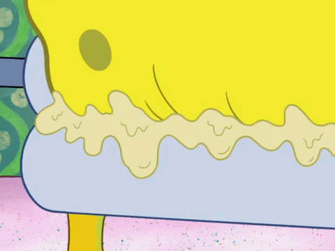 Spongebob Absorbing Water