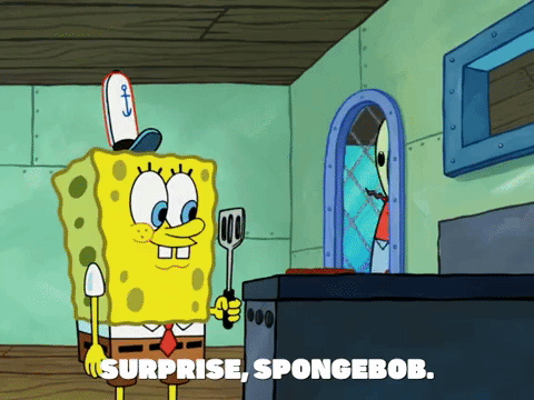 Spongebob Surprised Gif