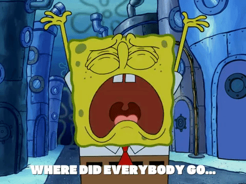 Where Did Everyone Go Gif