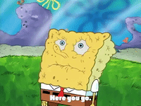 Spongebob Dehydrated Gif