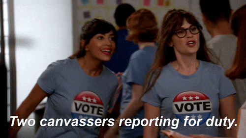 Two-canvassers-reporting-for-duty GIFs - Get the best GIF on GIPHY