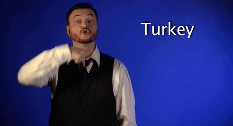 Sign Language Turkey GIF by Sign with Robert - Find & Share on GIPHY